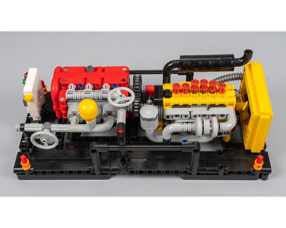 Lego Moc Diesel Mud Pump By Nico71 Rebrickable Build With Lego