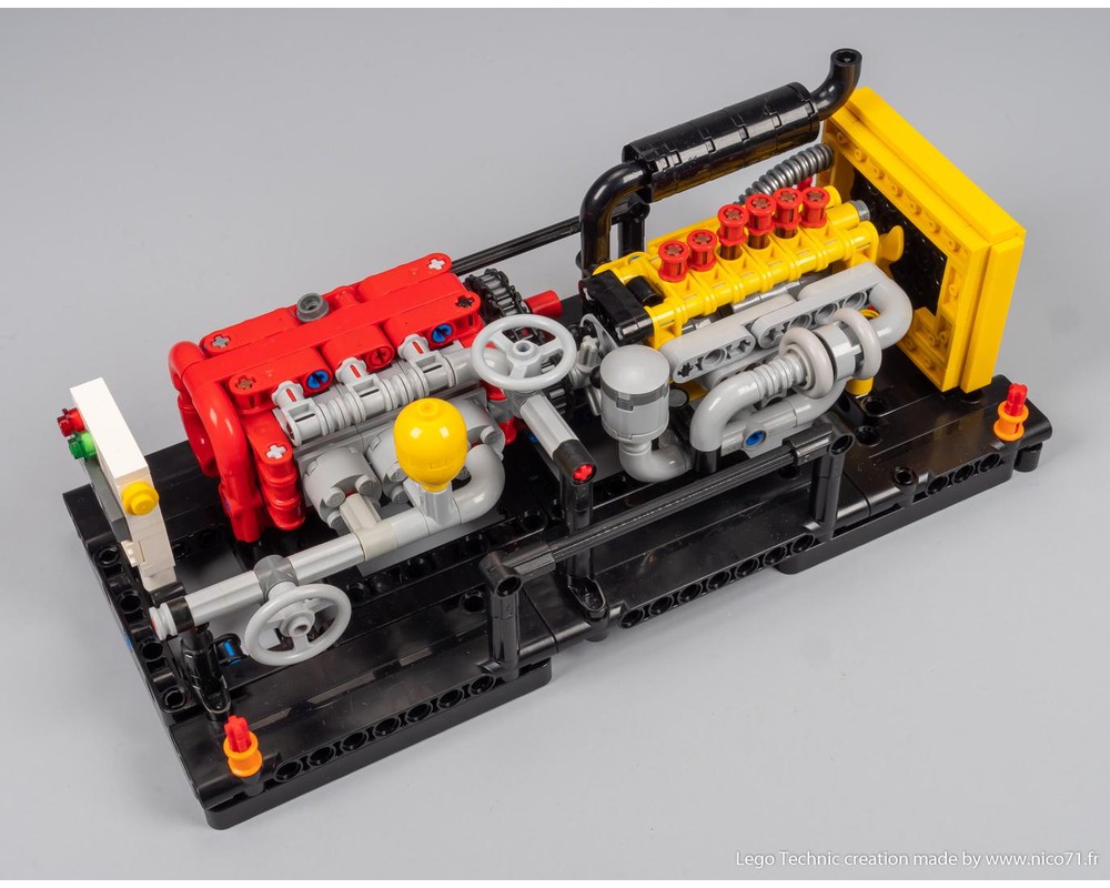 Lego Moc Diesel Mud Pump By Nico71 Rebrickable Build With Lego