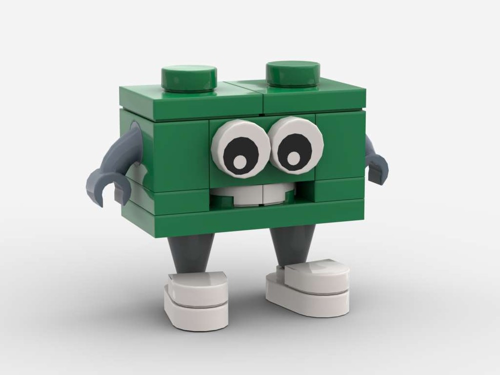 LEGO MOC Lil Brick Bro 1x2 by williweb | Rebrickable - Build with LEGO