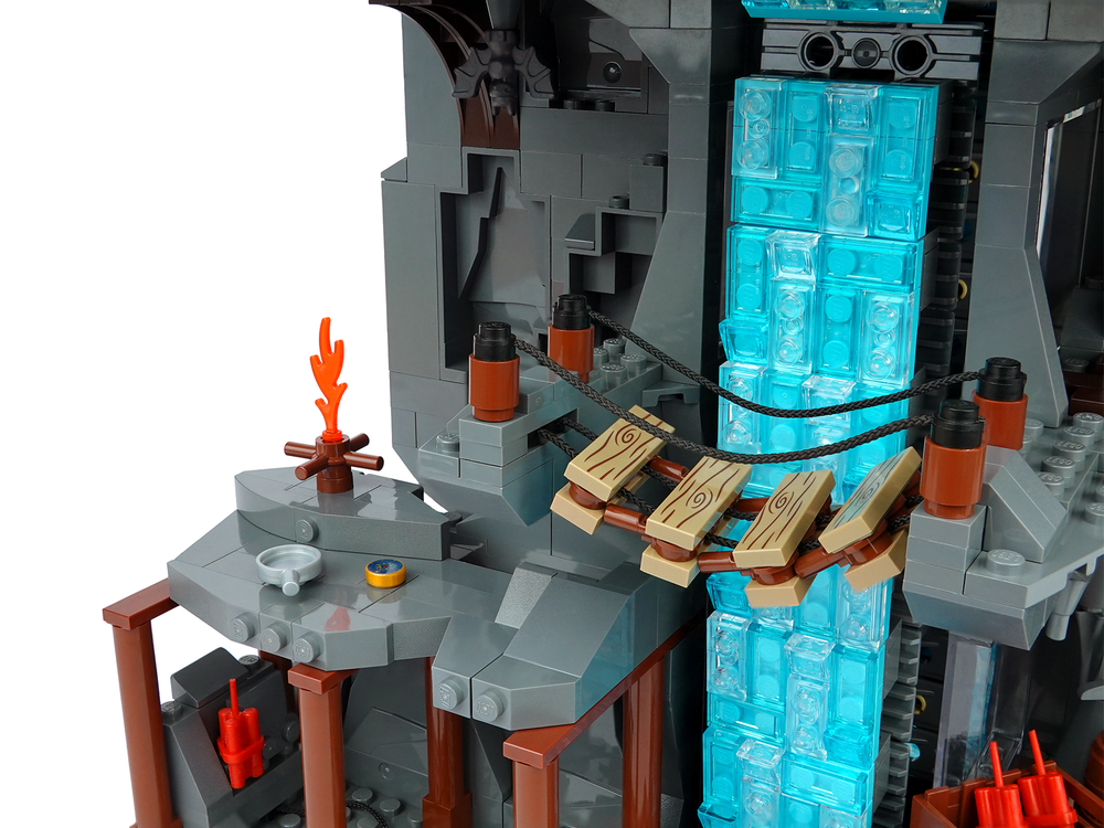 Lego Moc Working Waterfall By Legoparadise Rebrickable Build With Lego