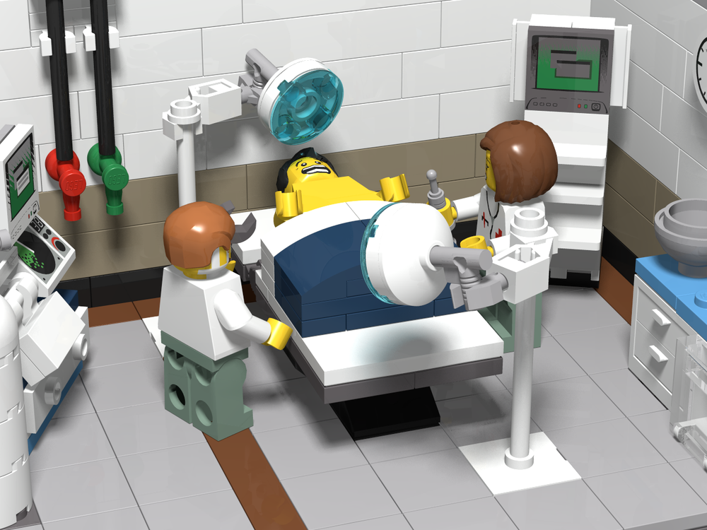 LEGO MOC MODULAR HOSPITAL by andrepsramos | Rebrickable - Build with LEGO