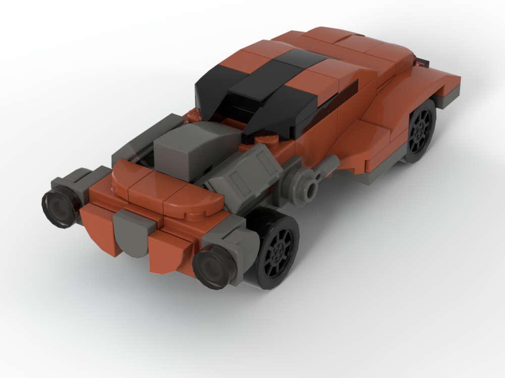 LEGO MOC hot rod by Bazsi0425 | Rebrickable - Build with LEGO