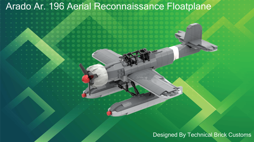 LEGO MOC Arado AR 196 by TechnicalBrickCustoms | Rebrickable - Build ...