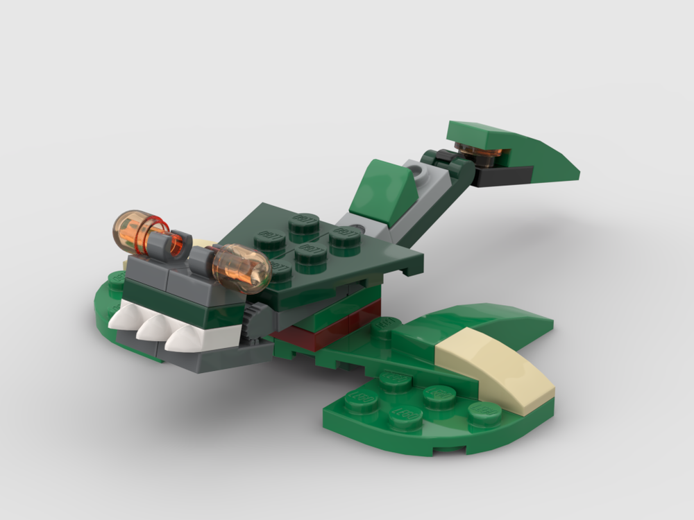 LEGO MOC Baby Forest Dragon by stevenhook | Rebrickable - Build with LEGO