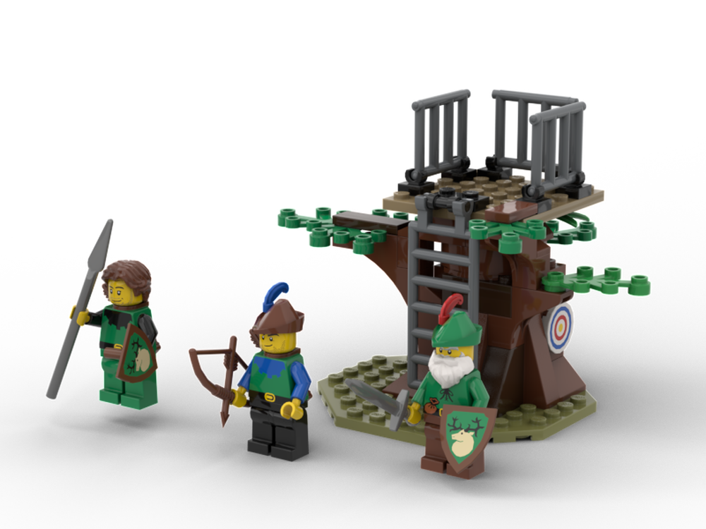 LEGO MOC Forestmen Lookout by Ozzy_Johns_2187 | Rebrickable - Build ...