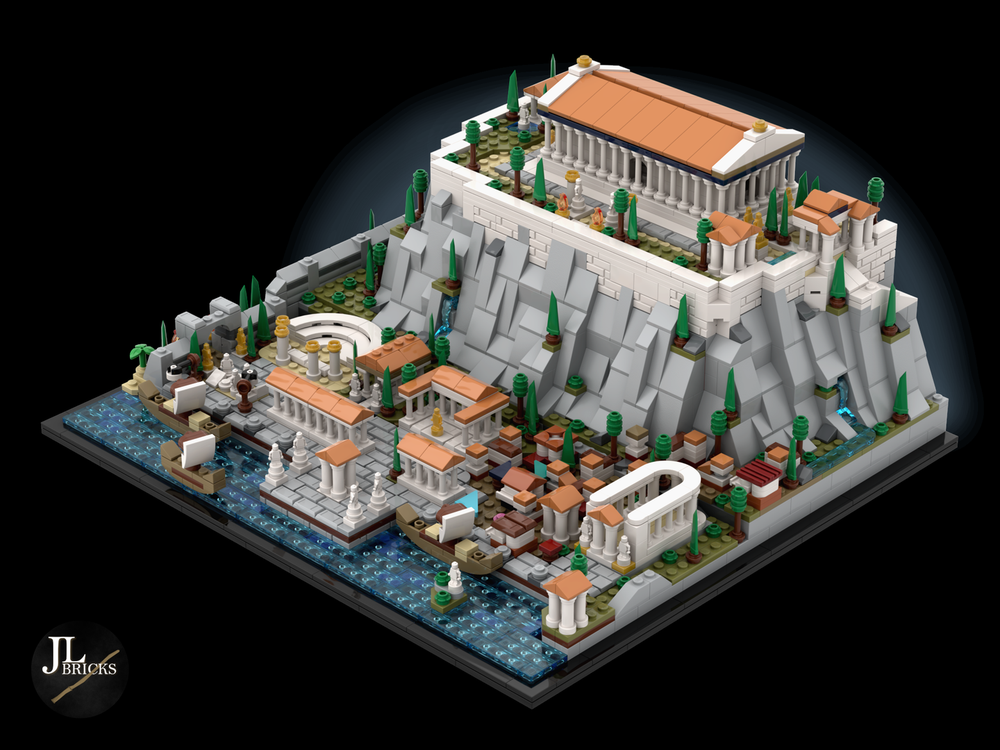 LEGO MOC Acropolis of Athens by JL.Bricks | Rebrickable - Build with LEGO