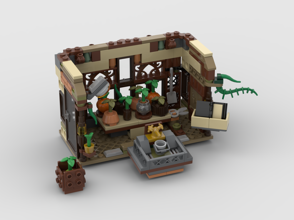 LEGO MOC Modular Herbology Greenhouse by BrickTotum | Rebrickable ...