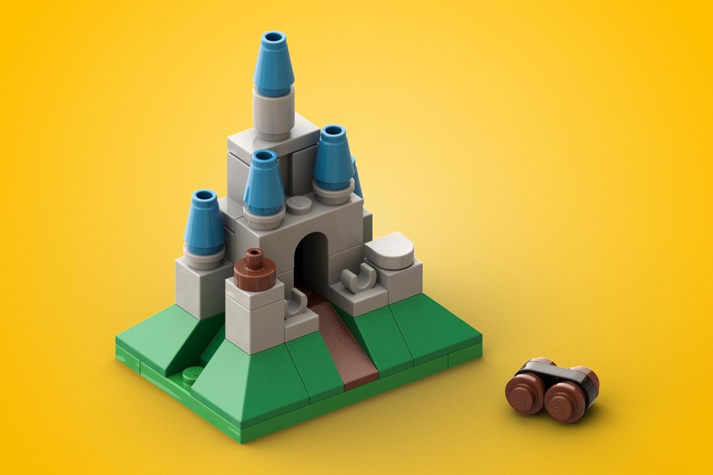 LEGO MOC King Leo's Castle - microscale by LEt.sGO | Rebrickable ...