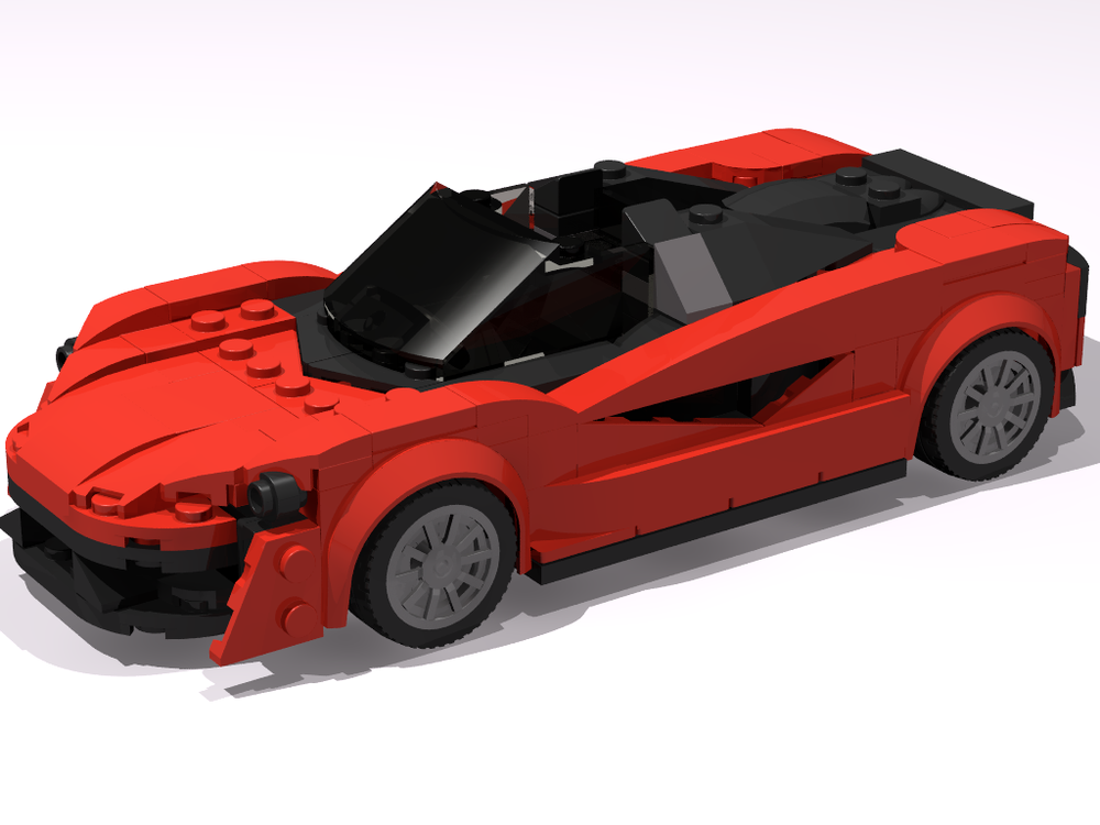 LEGO MOC 2018 McLaren 570s Spider by deconsnowman | Rebrickable - Build ...