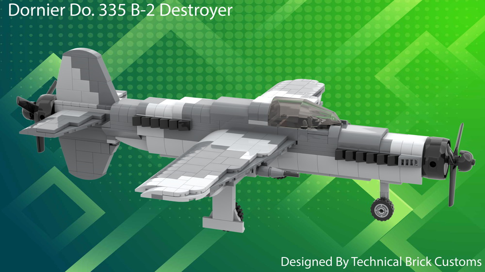 LEGO MOC Dornier Do. 335 B-2 Destroyer by TechnicalBrickCustoms ...
