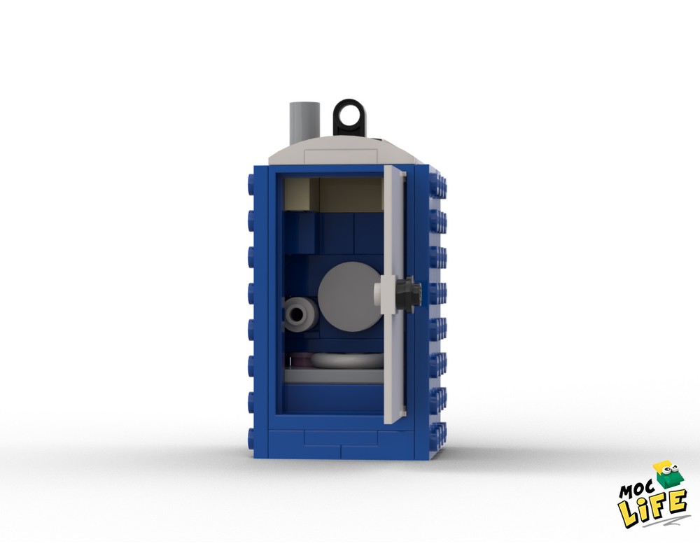 LEGO MOC Chemical toilet by MocLife | Rebrickable - Build with LEGO