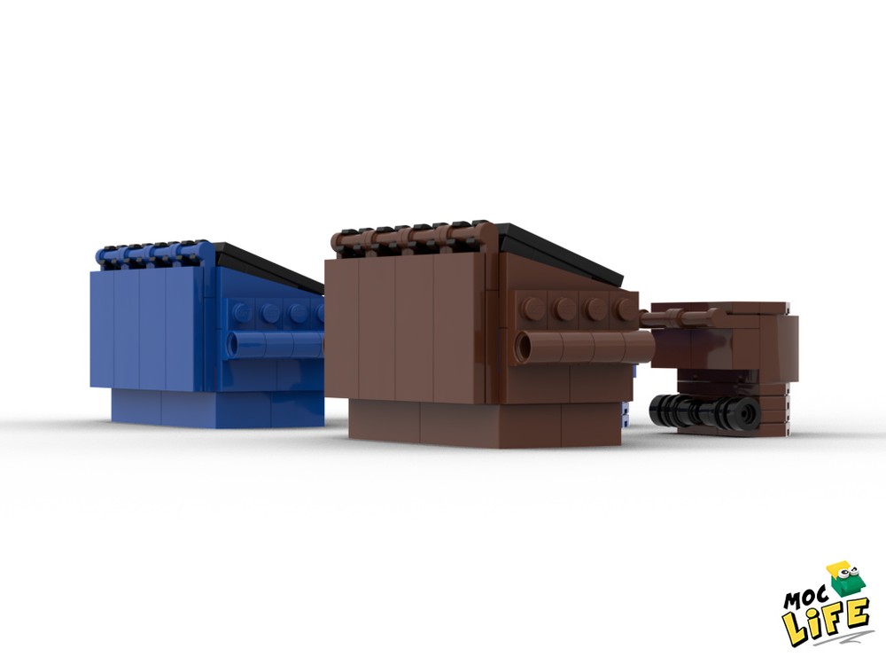 LEGO MOC Garbage and container by MocLife | Rebrickable - Build with LEGO