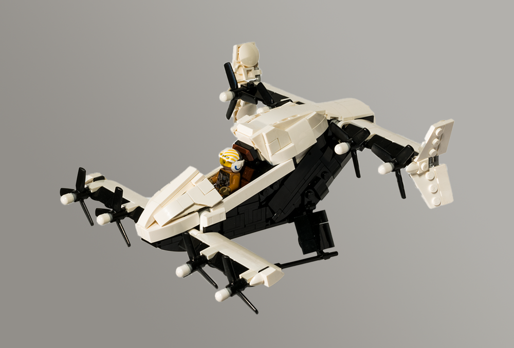 LEGO MOC Airbus Vahana eVTOL by CRCT Productions | Rebrickable - Build ...