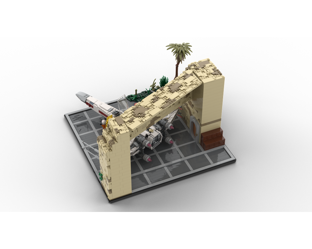LEGO MOC SW Yavin VI Starfighter X Wing Hangar (75301 & 75218) by Legat ...