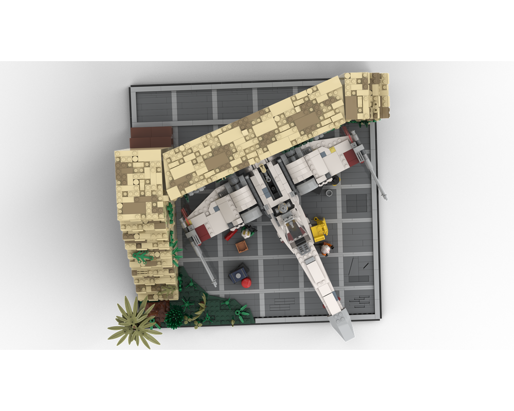 LEGO MOC SW Yavin VI Starfighter X Wing Hangar (75301 & 75218) by Legat ...