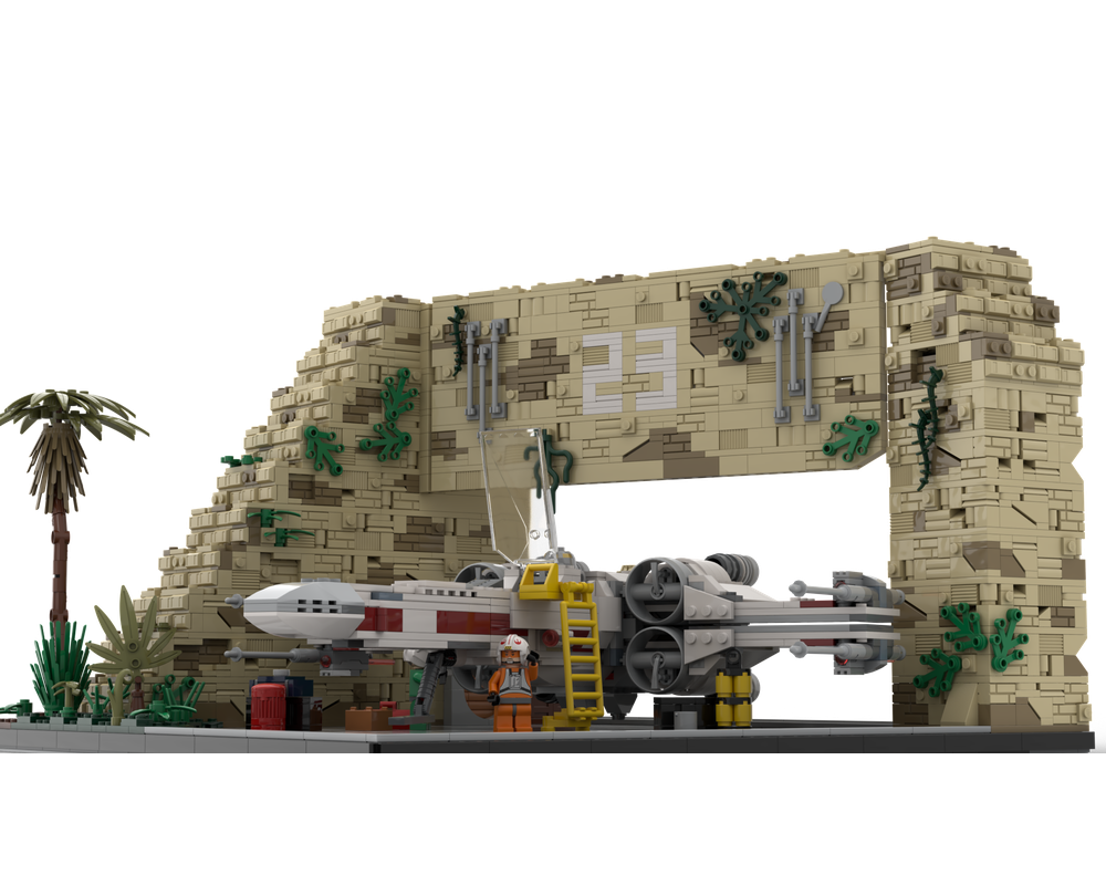 LEGO MOC-117906 SW Yavin VI Starfighter X Wing Hangar (75301 & 75218 ...