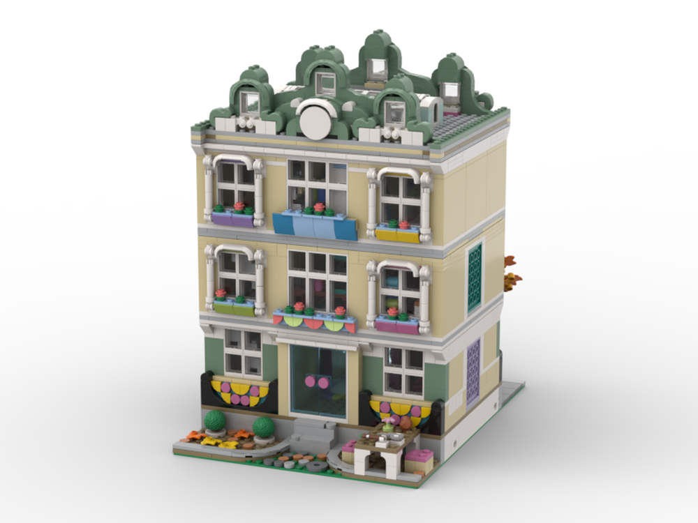 LEGO MOC Modular Art School by Legofan21 | Rebrickable - Build with LEGO