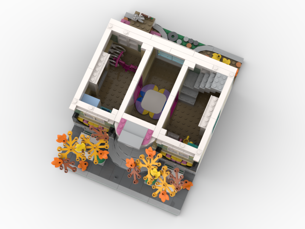 Lego Moc Modular Art School By Legofan21 Rebrickable Build With Lego