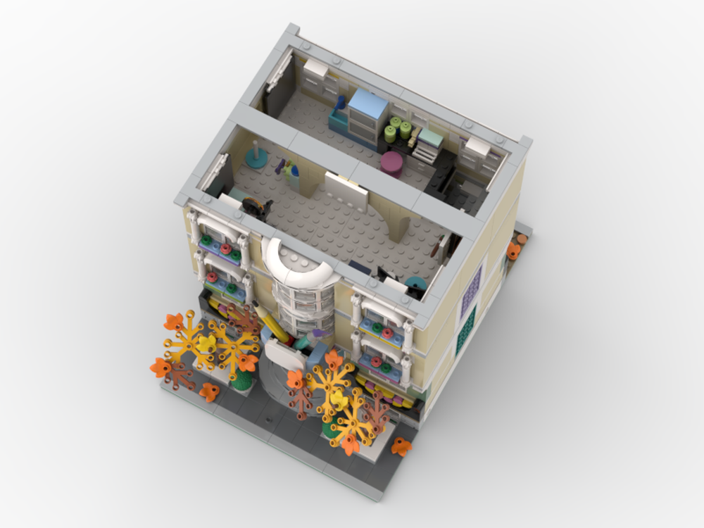 Lego Moc Modular Art School By Legofan21 Rebrickable Build With Lego