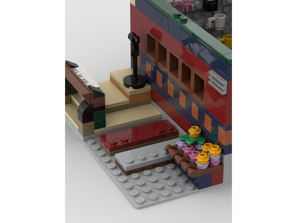 Lego Moc Central Perk Half Moc By Noobricks Rebrickable Build With Lego