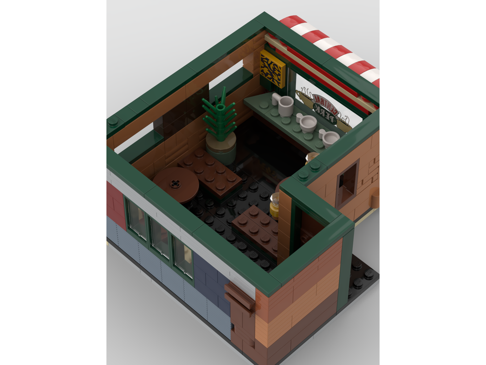 Lego Moc Central Perk Half Moc By Noobricks Rebrickable Build With Lego