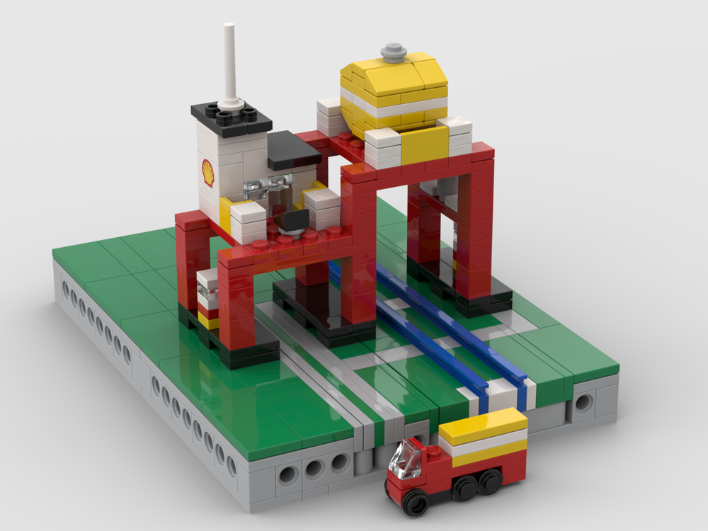 LEGO MOC 149 - Fuel Refinery (microscale version) by Kreher ...