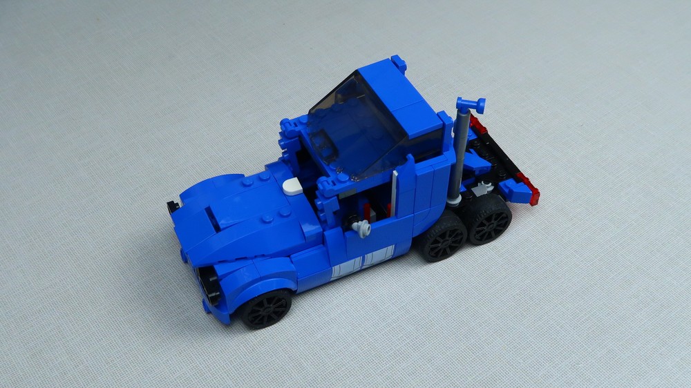 LEGO MOC Blue Truck by Zagdima | Rebrickable - Build with LEGO