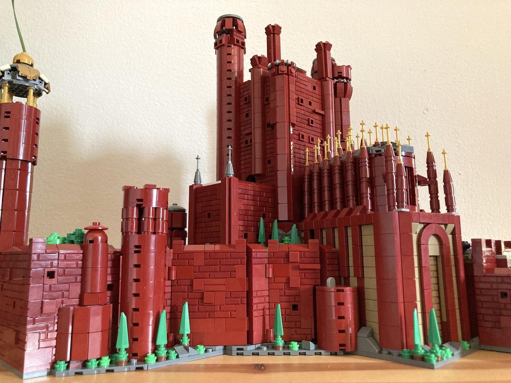 LEGO MOC The Red Keep by brickgloria | Rebrickable - Build with LEGO