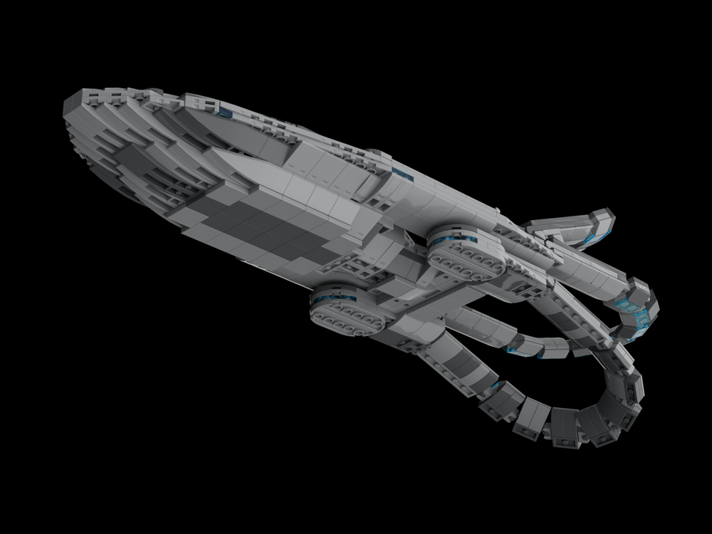 Lego Moc Uss Orville By Magureanpaul Rebrickable Build With Lego