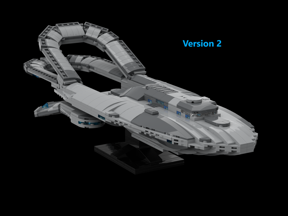 Lego Moc Uss Orville By Magureanpaul Rebrickable Build With Lego
