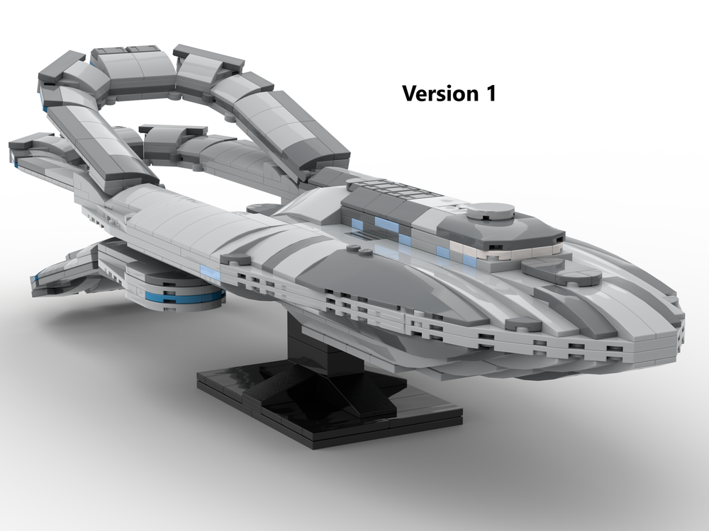 Lego Moc Uss Orville By Magureanpaul Rebrickable Build With Lego
