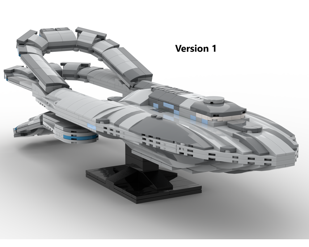 Lego Moc Uss Orville By Magureanpaul Rebrickable Build With Lego