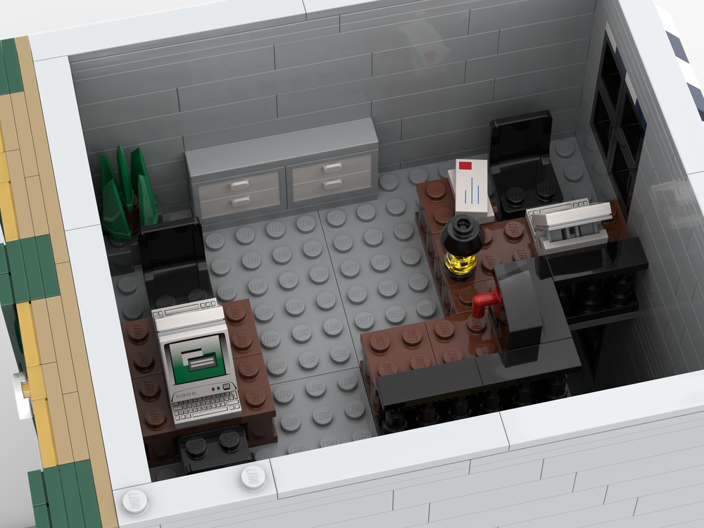 LEGO MOC Office Building by Turtle Time Bricks | Rebrickable - Build ...