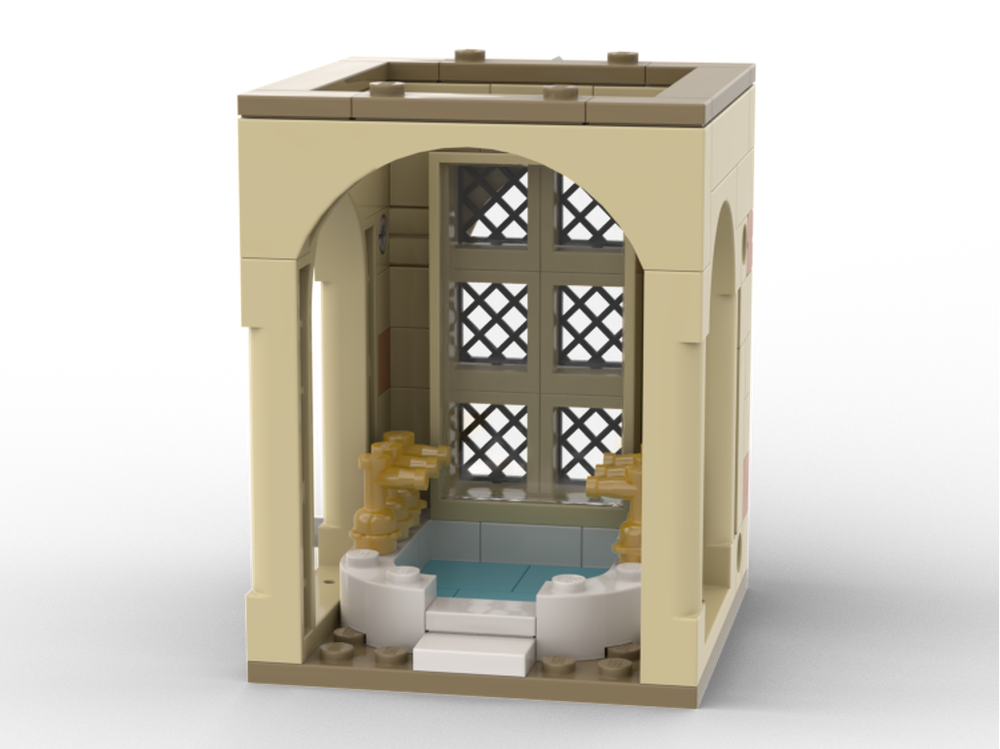 Lego Moc Hogwarts Prefects Bath Modular By Nico2301 Rebrickable