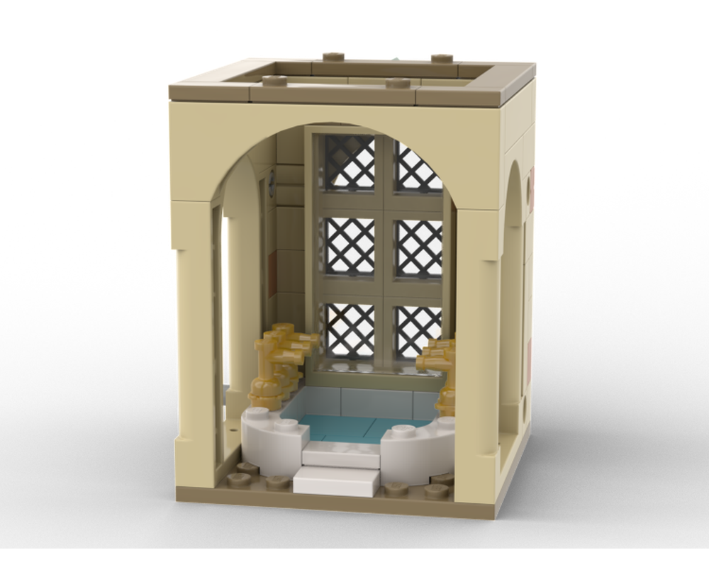 Lego Moc Hogwarts Prefects Bath Modular By Nico2301 Rebrickable