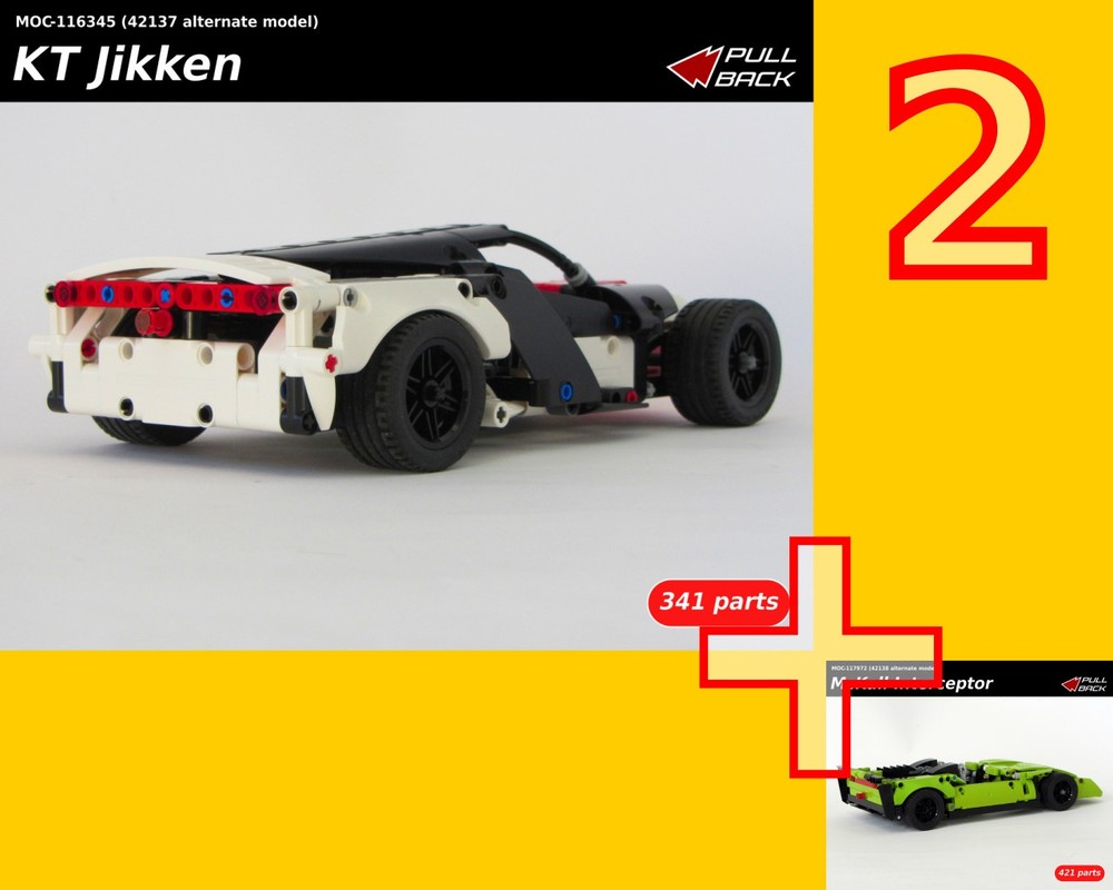 LEGO MOC-118015 42137, 42138 alternates - KT Jikken and McKall ...