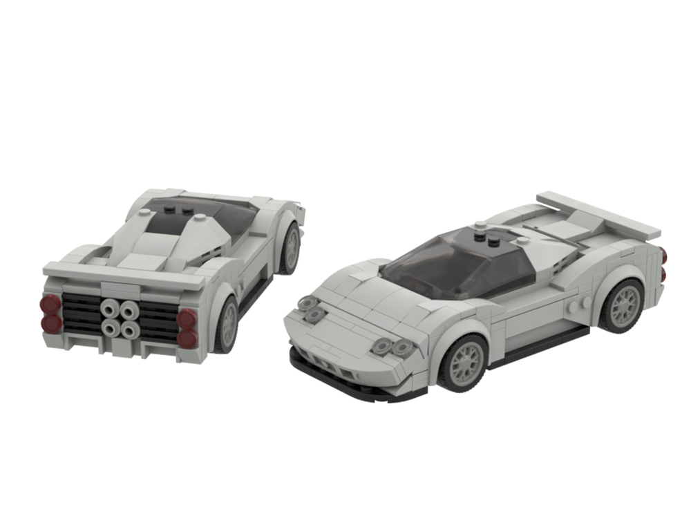 LEGO MOC 1999 Pagani Zonda C12 by KineticKit | Rebrickable - Build with ...