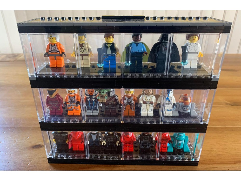 LEGO MOC Minifigure Display by Jedi Plb | Rebrickable - Build with LEGO