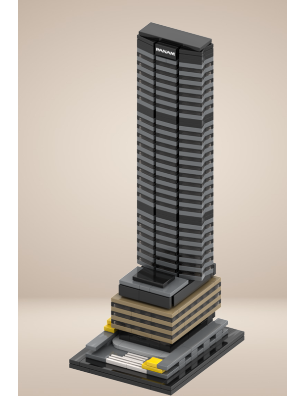LEGO MOC Pan Am (Metlife) Building - NYC by tobetop | Rebrickable ...