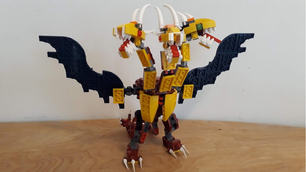 LEGO MOC King Ghidorah (31102 2-to-1) by dub_wiser | Rebrickable ...