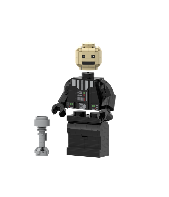 LEGO MOC Vader Mega Figure by BrickMaje | Rebrickable - Build with LEGO