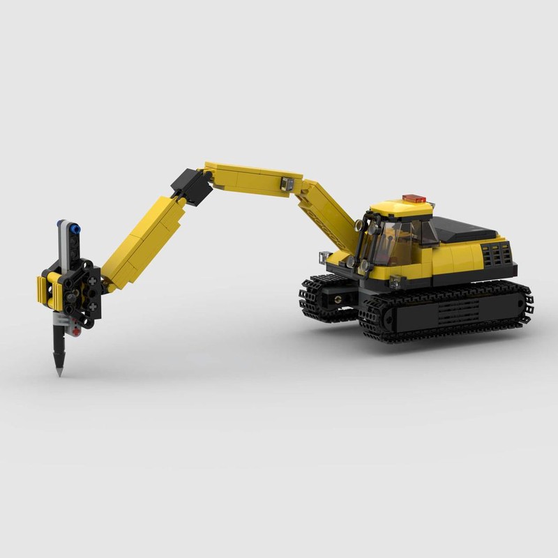 LEGO MOC Lego City Excavator by nicolas_brick_design | Rebrickable ...