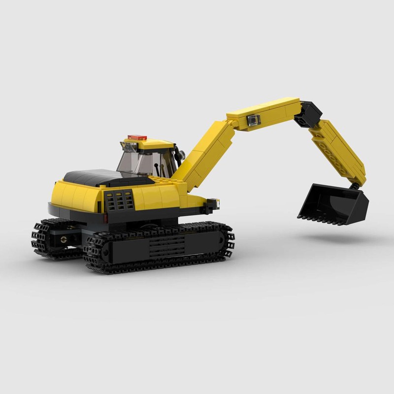 LEGO MOC Lego City Excavator by nicolas_brick_design | Rebrickable ...