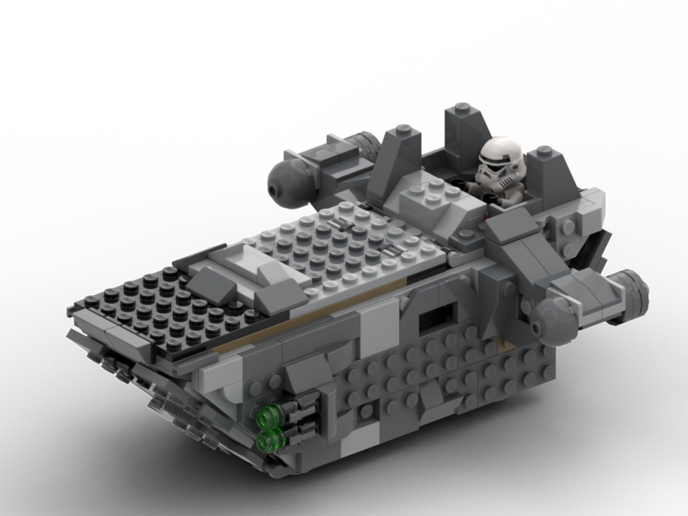 Lego Moc Imperial Dropship By Magicjohnson Rebrickable Build With Lego