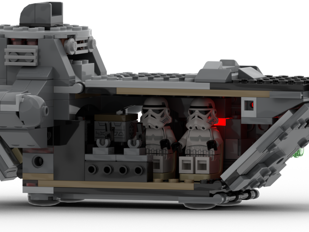 Lego Moc Imperial Dropship By Magicjohnson Rebrickable Build With Lego