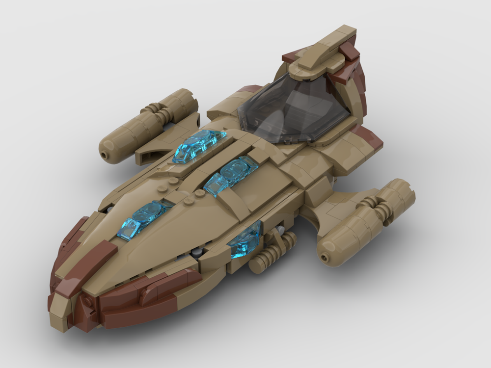 LEGO MOC Amphibious Starfighter by Grisbee | Rebrickable - Build with LEGO