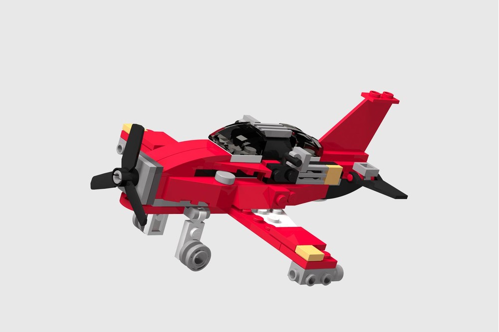 LEGO MOC Race Plane by timeremembered | Rebrickable - Build with LEGO