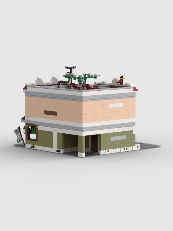 LEGO MOC Noodle & Bike Shop Modular by KTBrickworks | Rebrickable ...