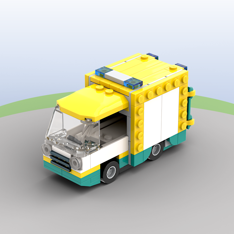 LEGO MOC The 2441 Ambulance by matthouse | Rebrickable - Build with LEGO