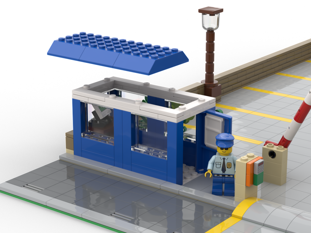 Lego Moc Minifig Scale Modular Parking Lot By Viernes Rebrickable